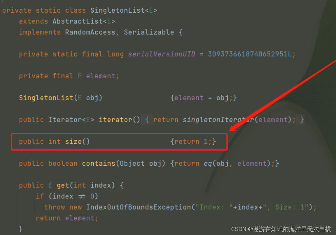 Collections Singletonlist用法 Collections Singletonlist Csdn博客