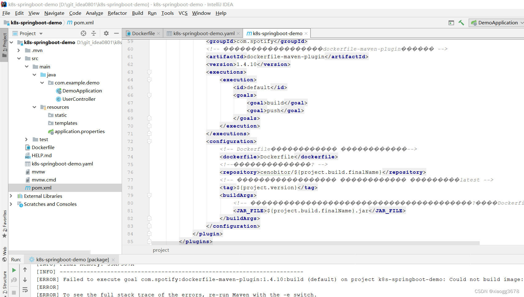 k8s部署springboot服务_springboot获取pod名称-CSDN博客