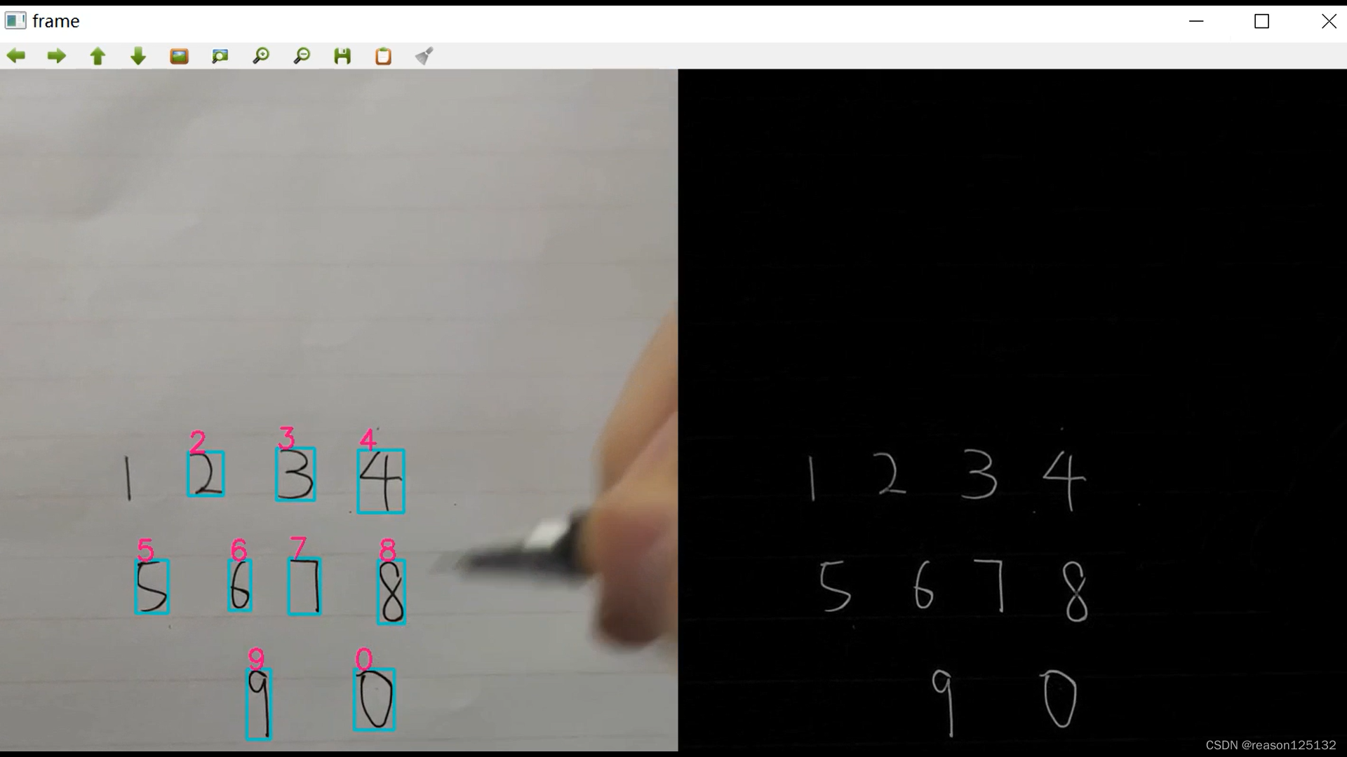 基于python Opencv实时手写数字识别实时识别视频中数字 Csdn博客 