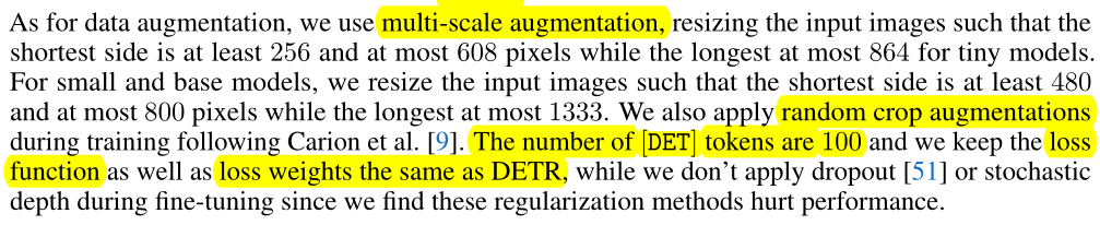 【论文笔记】You Only Look at One Sequence: RethinkingTransformer in Vision through Object Detection ...