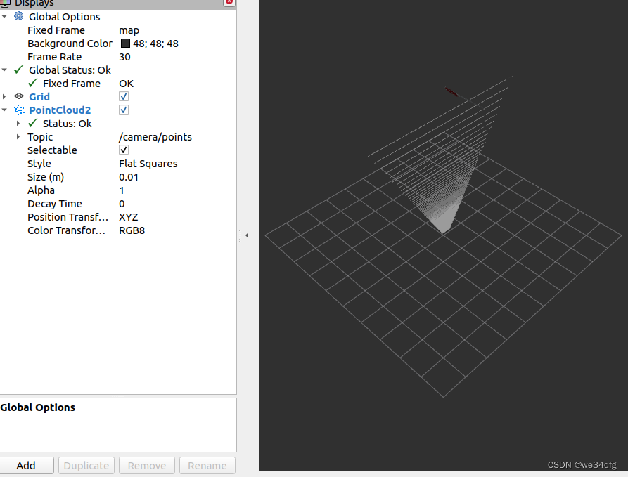 rviz2中gazebo在ros2下的gazebo的点云数据显示。_message filter dropping message: frame 'odom' at t-CSDN博客