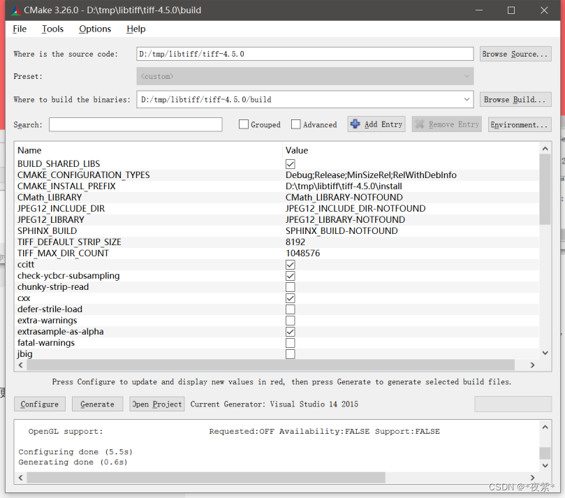 windows下使用cmake+vs2015编译libtiff4.5.0_windows编译libtiff库-CSDN博客