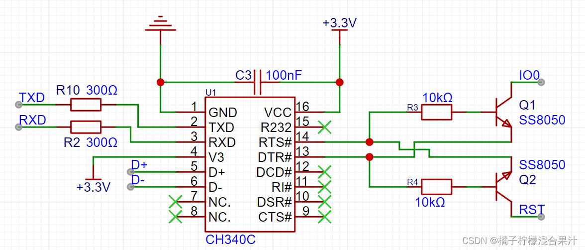 Usb转串口芯片ch340的使用ch340c Csdn博客 