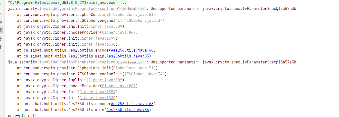AES工具类及漏铜修复_noncompliant: by default ecb mode is chosen-CSDN博客