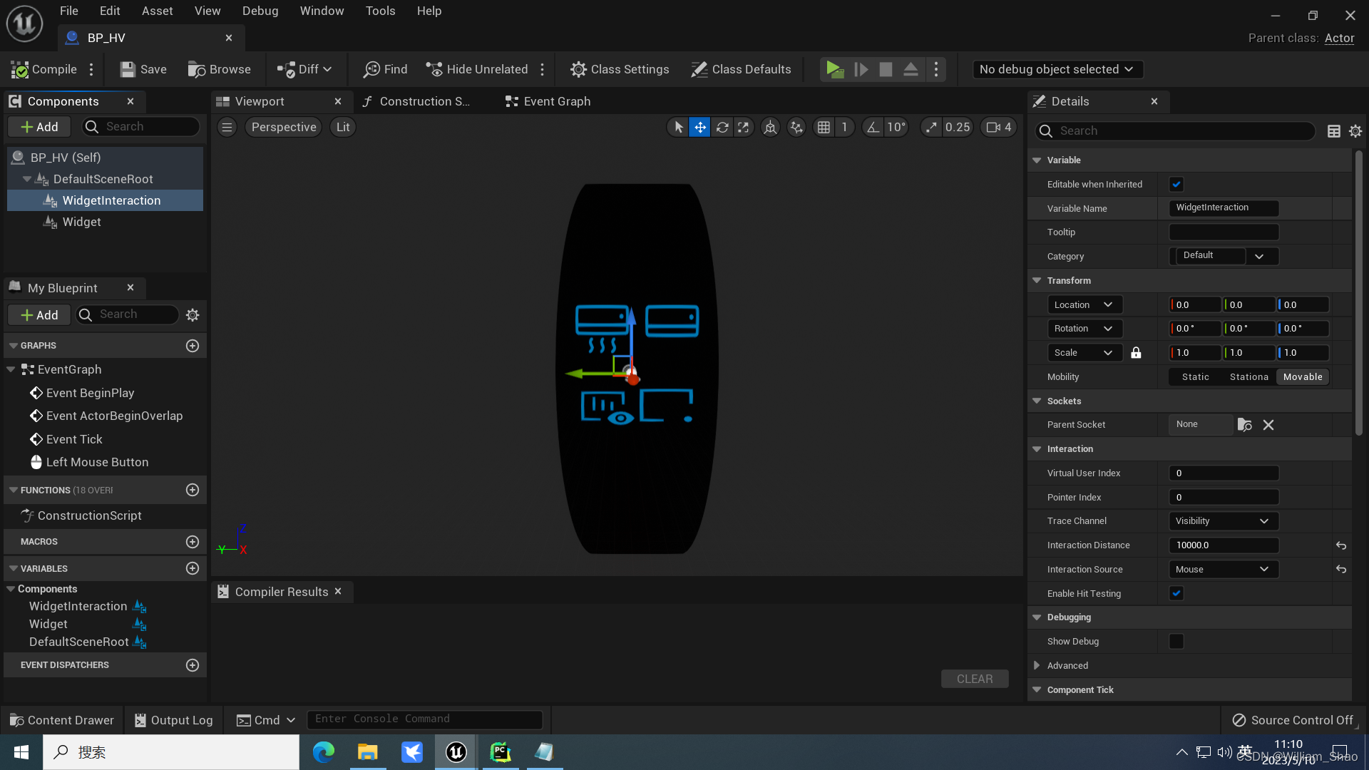 UE 使用鼠标与3DWidget交互_ue widget interaction-CSDN博客