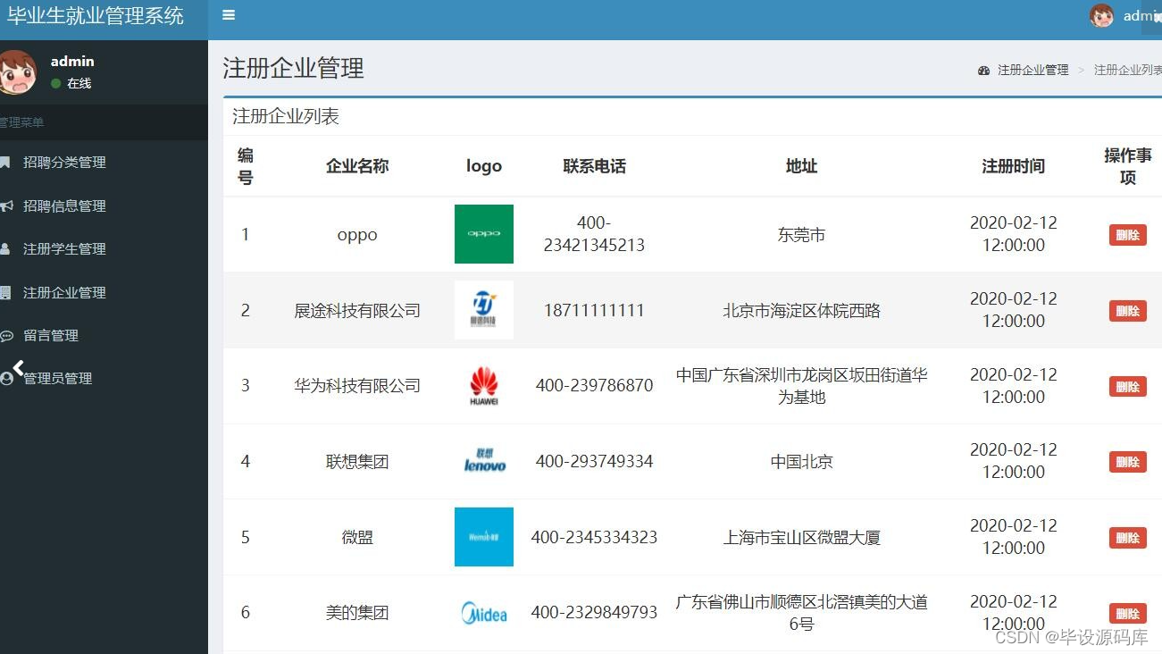 Php毕业设计源码基于php毕业生招聘管理系统源码php 招聘 源码 Csdn博客