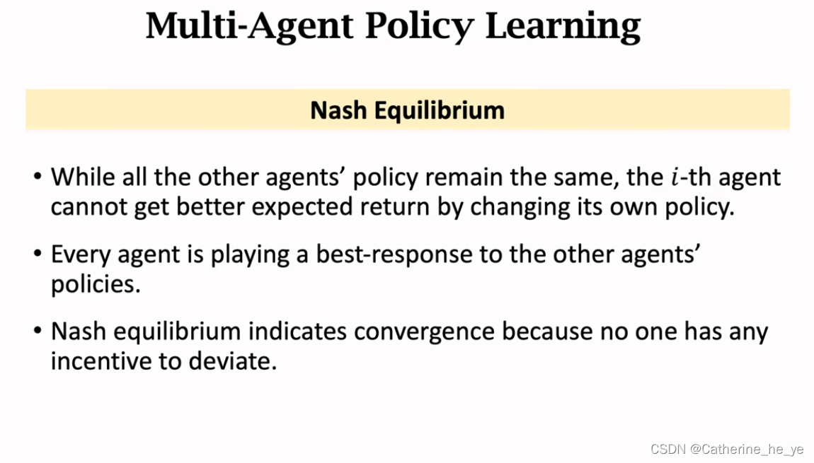 多智能体强化学习基本概念_multi agents-CSDN博客