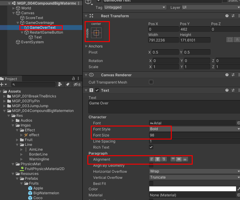 Unity 游戏实例开发集合 之 CompoundBigWatermelon (简单合成一个大西瓜) 休闲小游戏快速实现_untiy 西瓜合成源码-CSDN博客