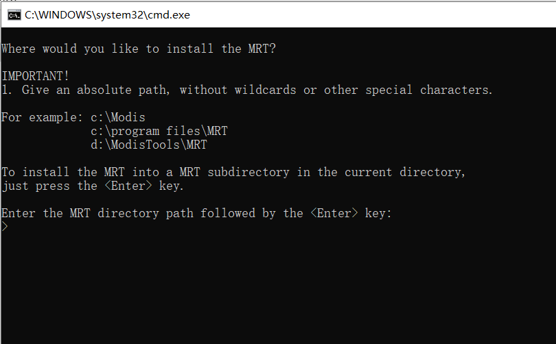 MRT(MODIS Reprojection Tool) 工具下载及安装教程_win7没有mrt怎么安装-CSDN博客
