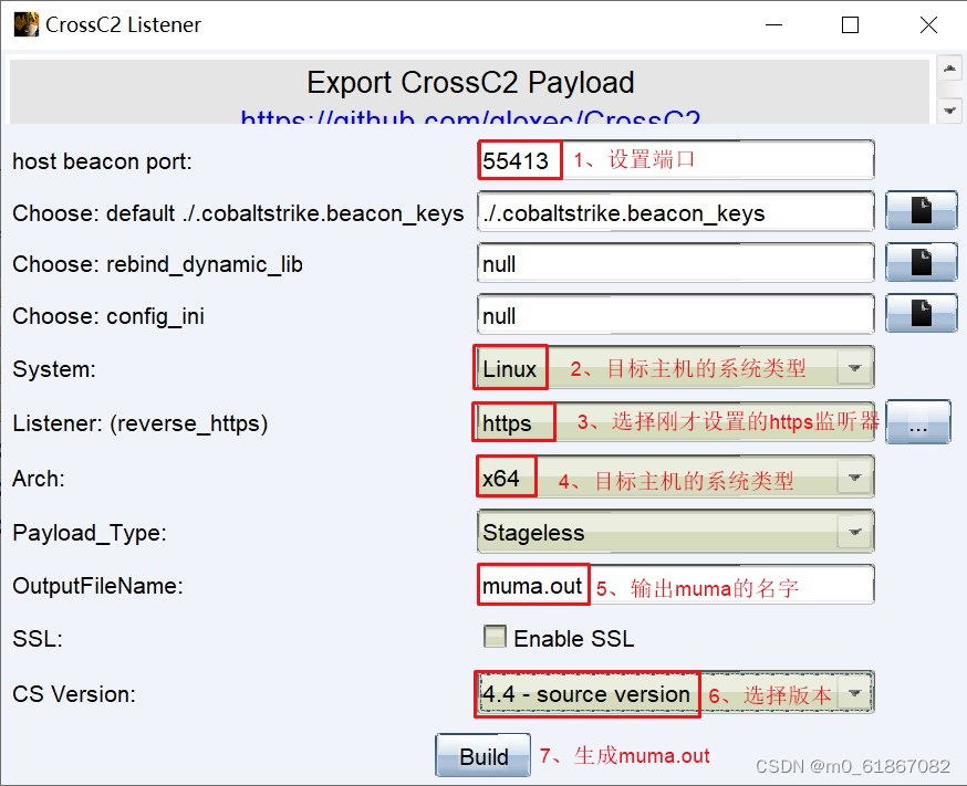 Cobalt Strike（cs）配合插件CrossC2，实现linux上线-CSDN博客