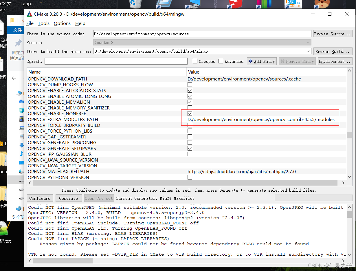 Vscode搭建opencv4 5 5 Opencv Contrib4 5 5开发环境 Dev C Opencv4 5 Csdn博客
