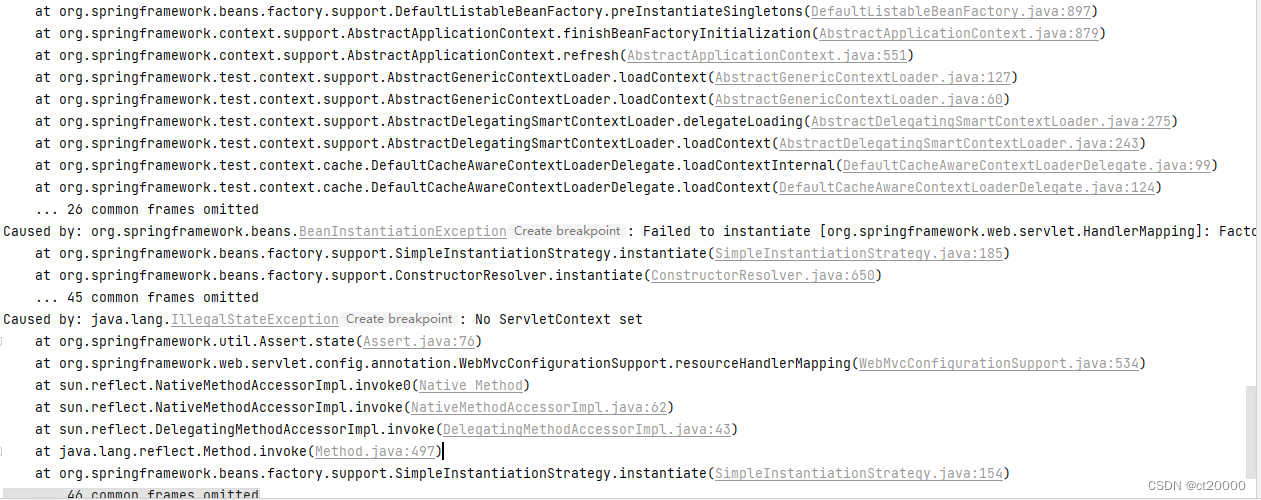spring Caused by: java.lang.IllegalStateException: No ServletContext set-CSDN博客