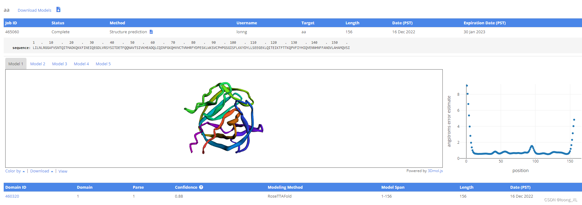 蛋白质结构预测 AlphaFold2、ColabFold、Uni-Fold、ESMFold_alphafold2 colab_loong_XL的博客-CSDN博客