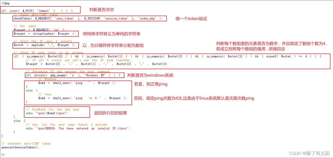 Dvwa 命令注入漏洞代码审计 High、impossible Csdn博客