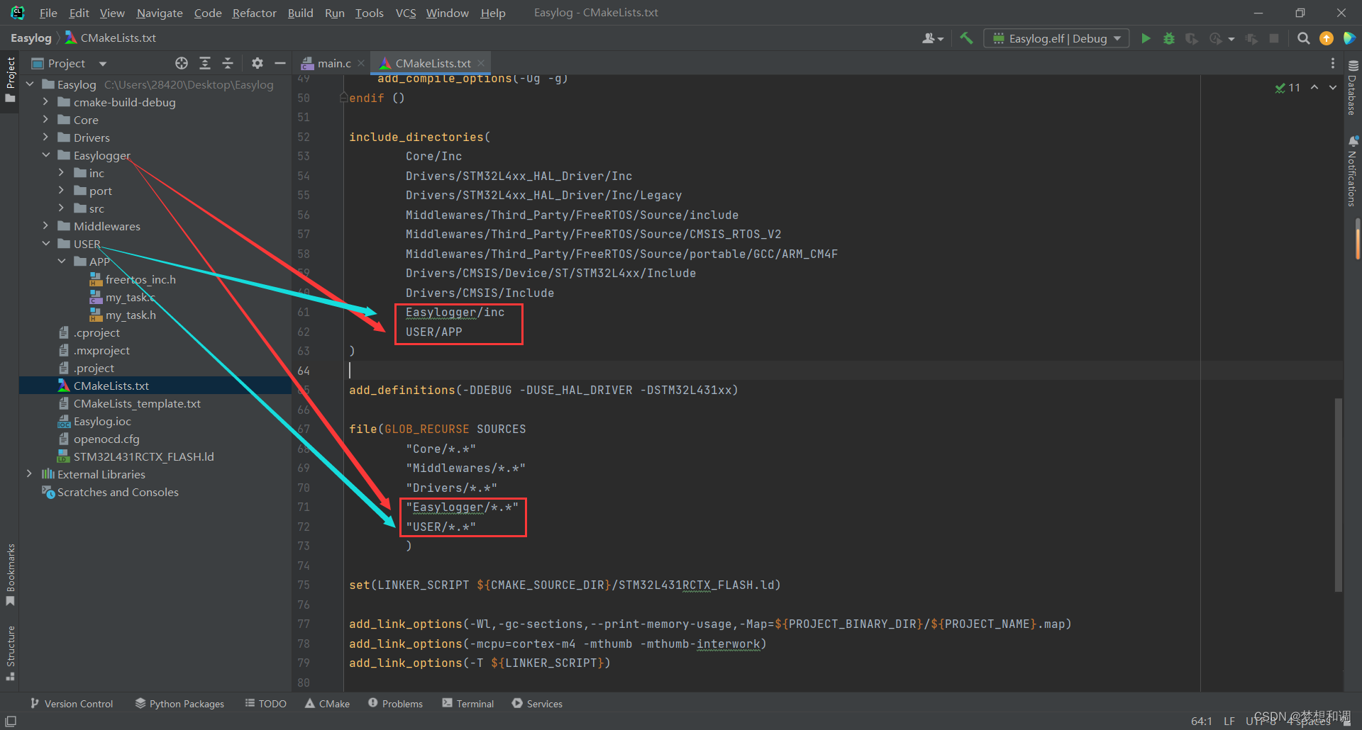 移植Easylog至STM32L4小熊派_log4c stm32-CSDN博客