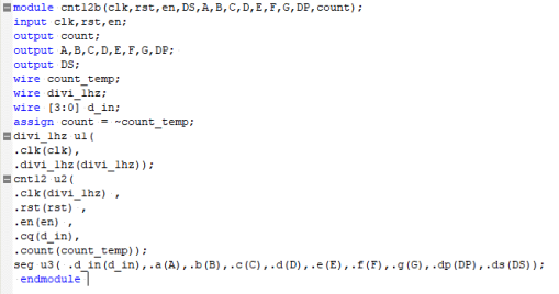 verilog十二进制计数器-CSDN博客