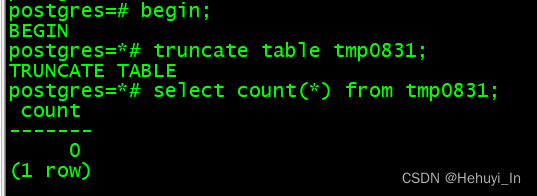 PostgreSQL回滚TRUNCATE操作的原理_postgresql truncate-CSDN博客