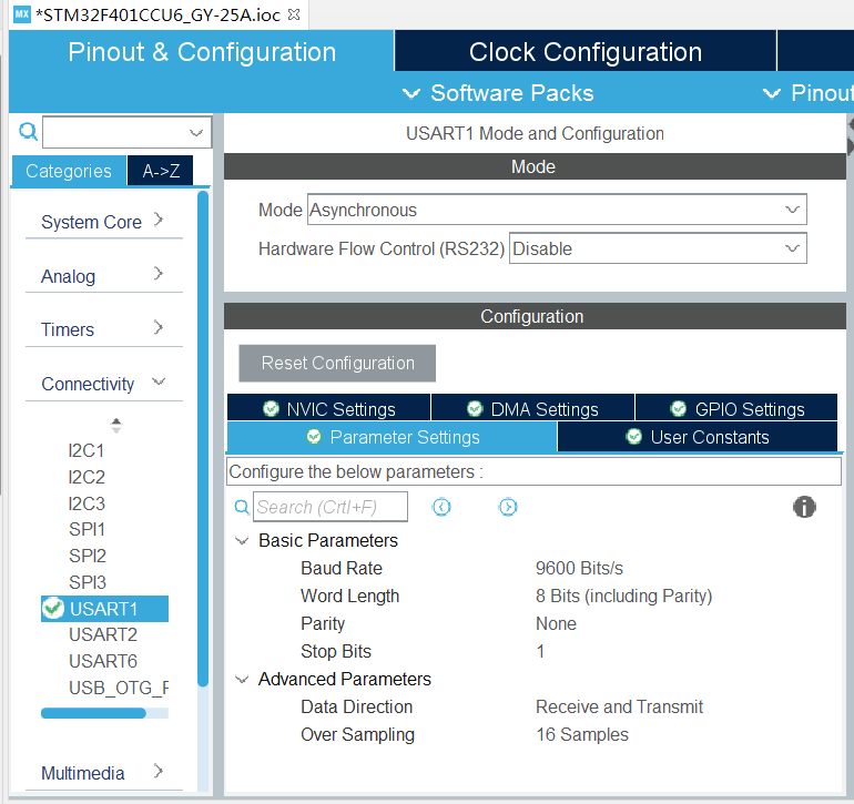 STM32获取GY-25A倾角传感器串口输出数据-CSDN博客