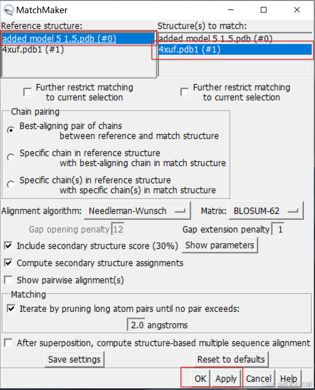 Chimera对齐两个pdb坐标_chimera align-CSDN博客