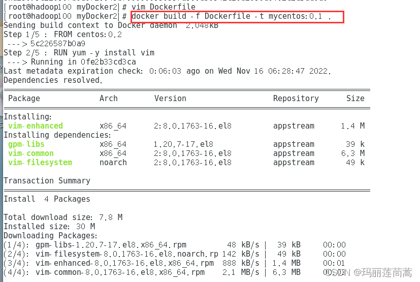 Docker（七）—— 如何用Dockerfile制作自己的镜像_dockerfile构建镜像-CSDN博客