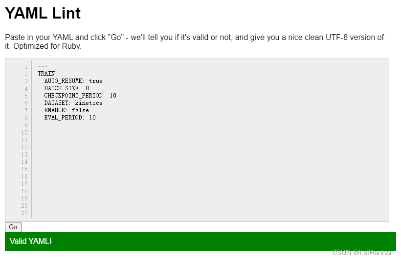 加载配置文件报错：yaml.parser.ParserError: expected ‘＜document start＞‘, but found ‘＜block mapping start ...
