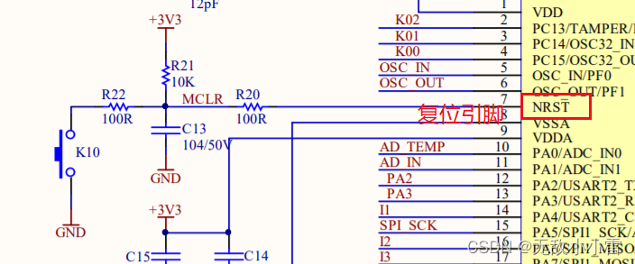 Stm32外围电路硬件解析 Csdn博客 