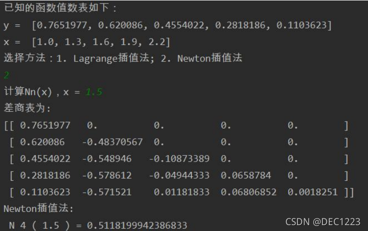 Python03 拉格朗日插值法 牛顿插值法附代码python3 插值法 Csdn博客