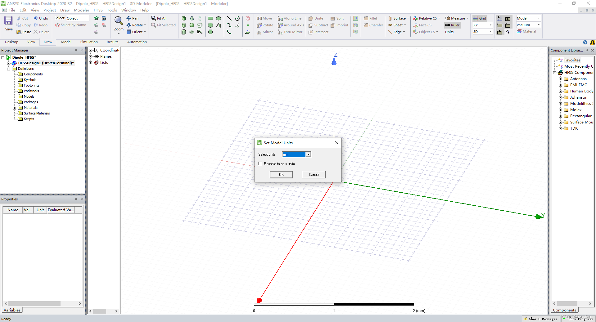 HFSS 初学者入门(一)-CSDN博客