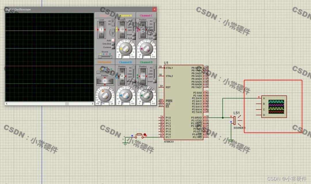 基于51单片机的PWM门铃系统（含Keil程序和Proteus文件）_pwm蜂鸣器怎么产生门铃响声-CSDN博客