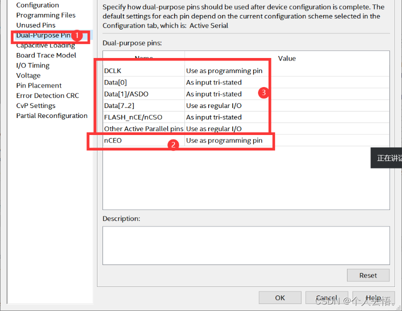 Error (176310): Can‘t place multiple pins assigned to pin location Pin_C1 (IOPAD_X0_Y22_N21)_can ...