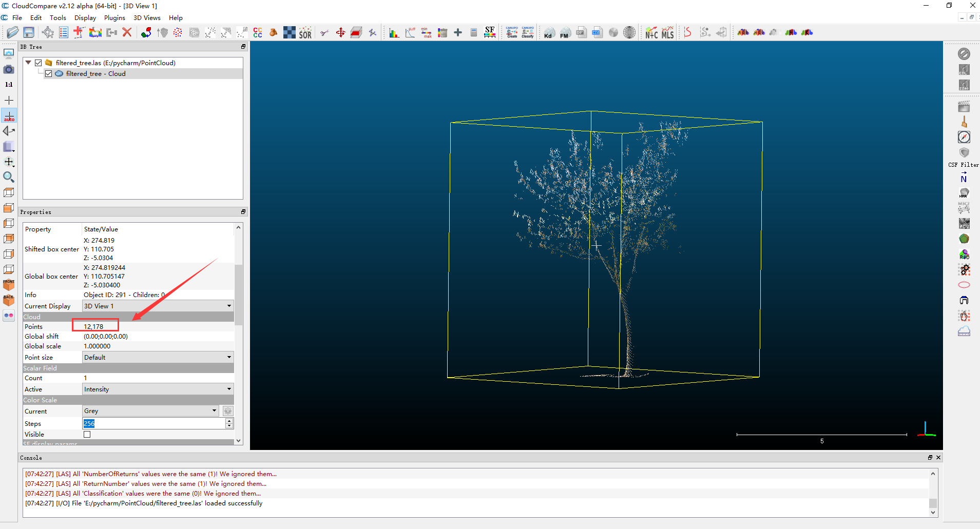 CloudCompare——点云滤波_cloudcompare点云滤波-CSDN博客