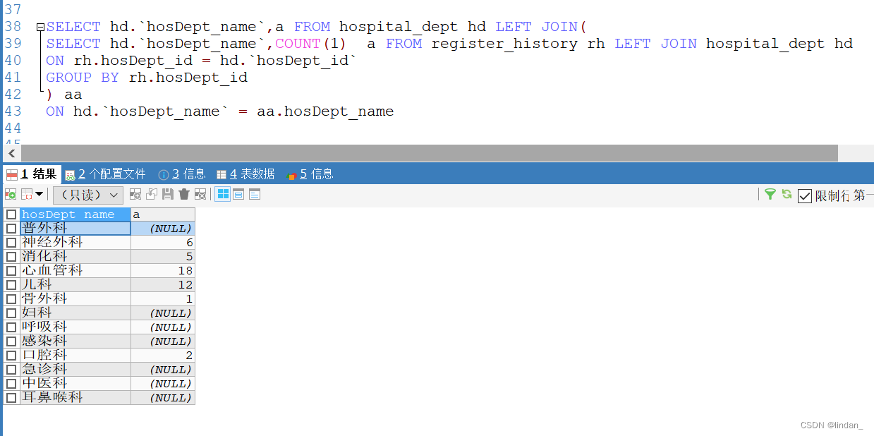 SQL分组查询显示count为0的数据_sql 查询分类数量,数量为0-CSDN博客