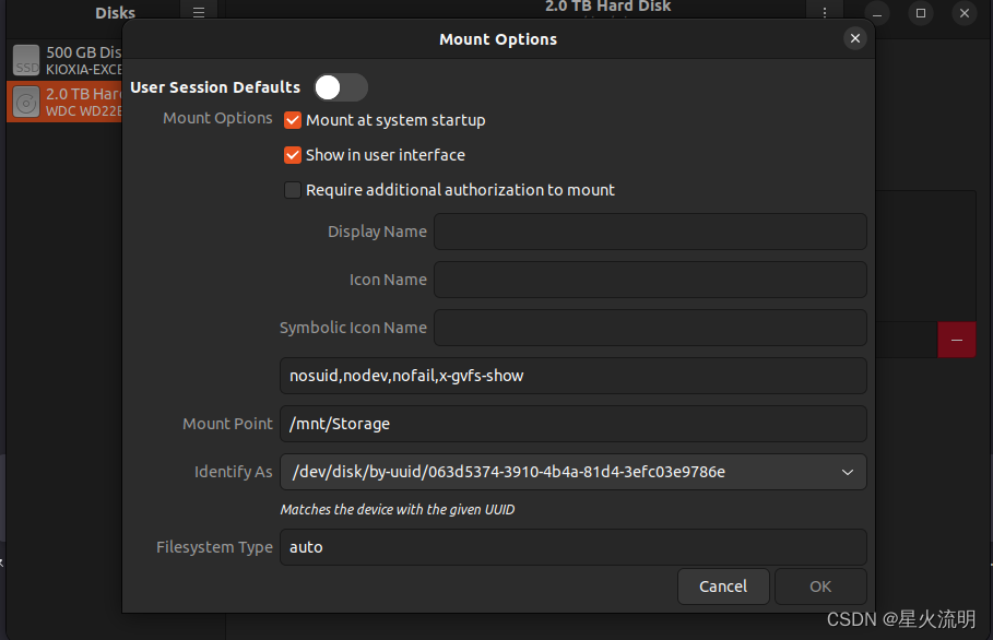 Ubuntu设置自动挂载_ubuntu 自动挂载-CSDN博客