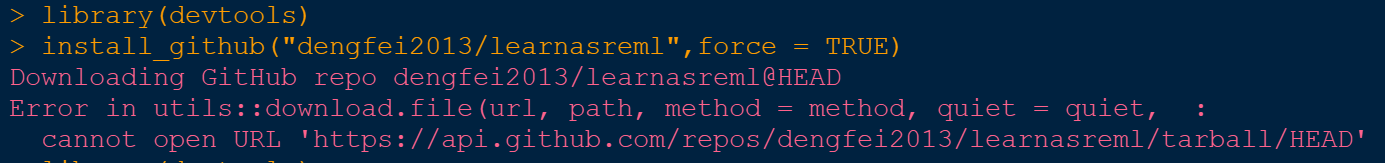 devtools::install_github()安装报错问题_linux环境下devtools安装 github上的包卡住了-CSDN博客