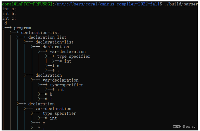 编译原理lab2-cminus_compiler-2022-fall_bison中的marisa-CSDN博客