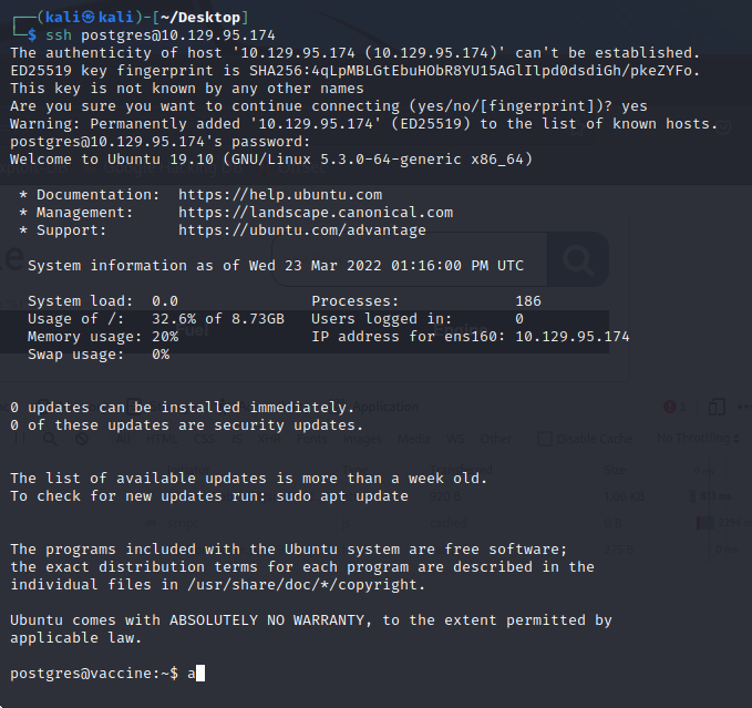 hack the box靶场Vaccine靶机_postgres 用户可以使用 sudo 以 root 身份运行什么程序?-CSDN博客