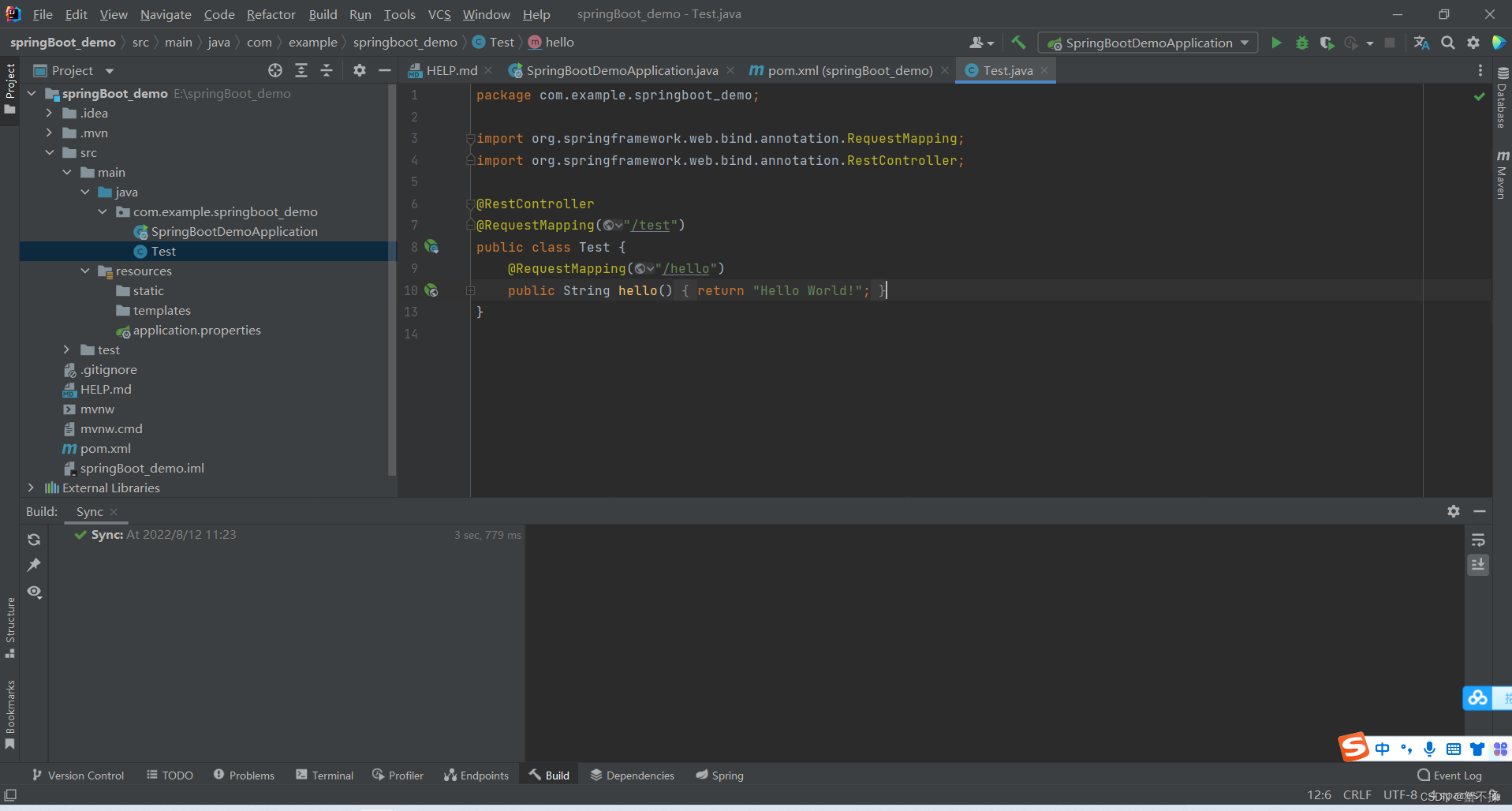 idea创建springboot项目_idea中如何在pom.xml中添加springboot_蟹不揉的博客-CSDN博客