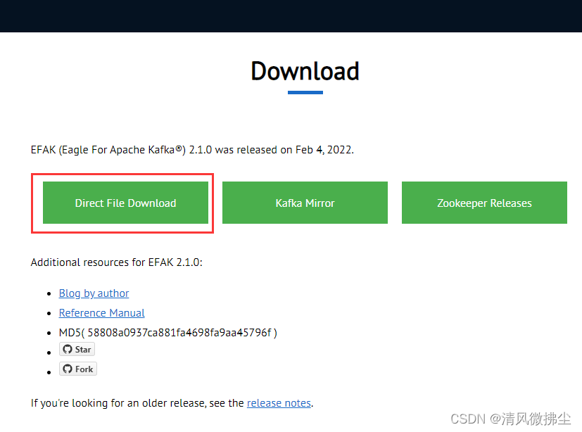 Kafka监控工具EFAK安装（Eagle）_efak下载-CSDN博客