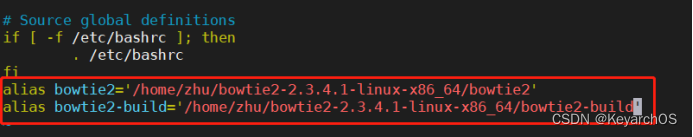 在KeyarchOS操作系统上安装运行Bowtie2(测序序列与参考序列比对)_bowtie2构建索引-CSDN博客