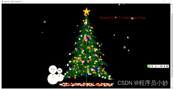 简单用python Turtle画了个圣诞树，看看写了多少行代码python Turtle库代码画圣诞树 Csdn博客 