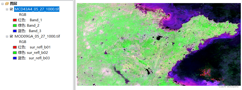 GEE中MODIS地表反射率产品比较_mcd43a4-CSDN博客