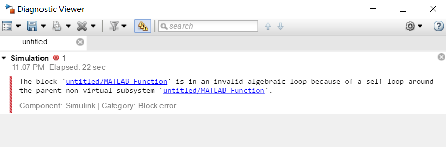 Simulink：The block XX is in an invalid algebric loop问题解决_simulink中block错误-CSDN博客