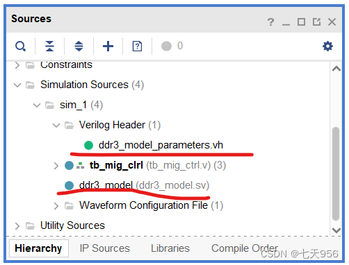 Xilinx32bit位宽DDR3读写控制模块编写（2）——仿真文件的调用_例化多个ddr3 module仿真-CSDN博客