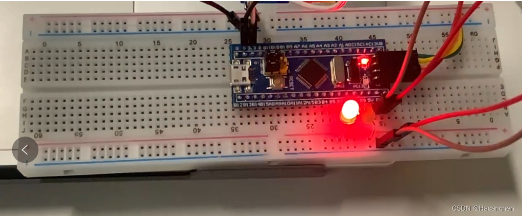 STM32F103C8T6实操学习1（Cube+HAL库）-点亮LED灯_cube如何往32c8t6上烧程序-CSDN博客
