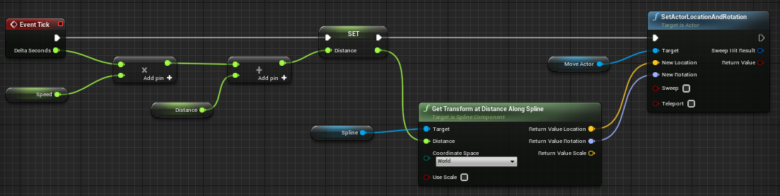 UE4使用Spline样条线控制物体移动_ue4样条线移动-CSDN博客