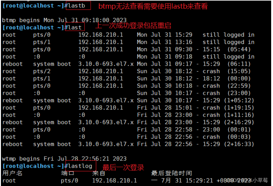 深入理解Linux文件系统与日志分析_journalctl分析wtmp-CSDN博客