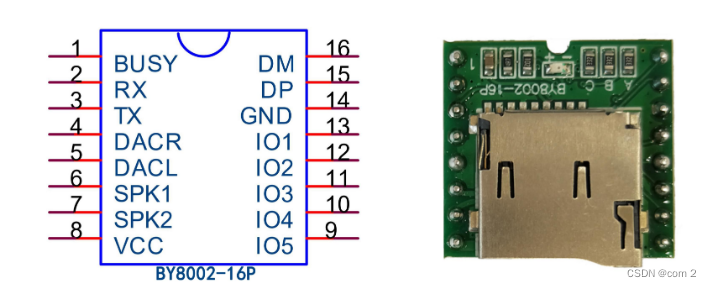 Arduino Esp32 使用 By8002 Mp3模块，案例：用摇杆控制的mp3播放器esp32u盘音乐播放 Csdn博客