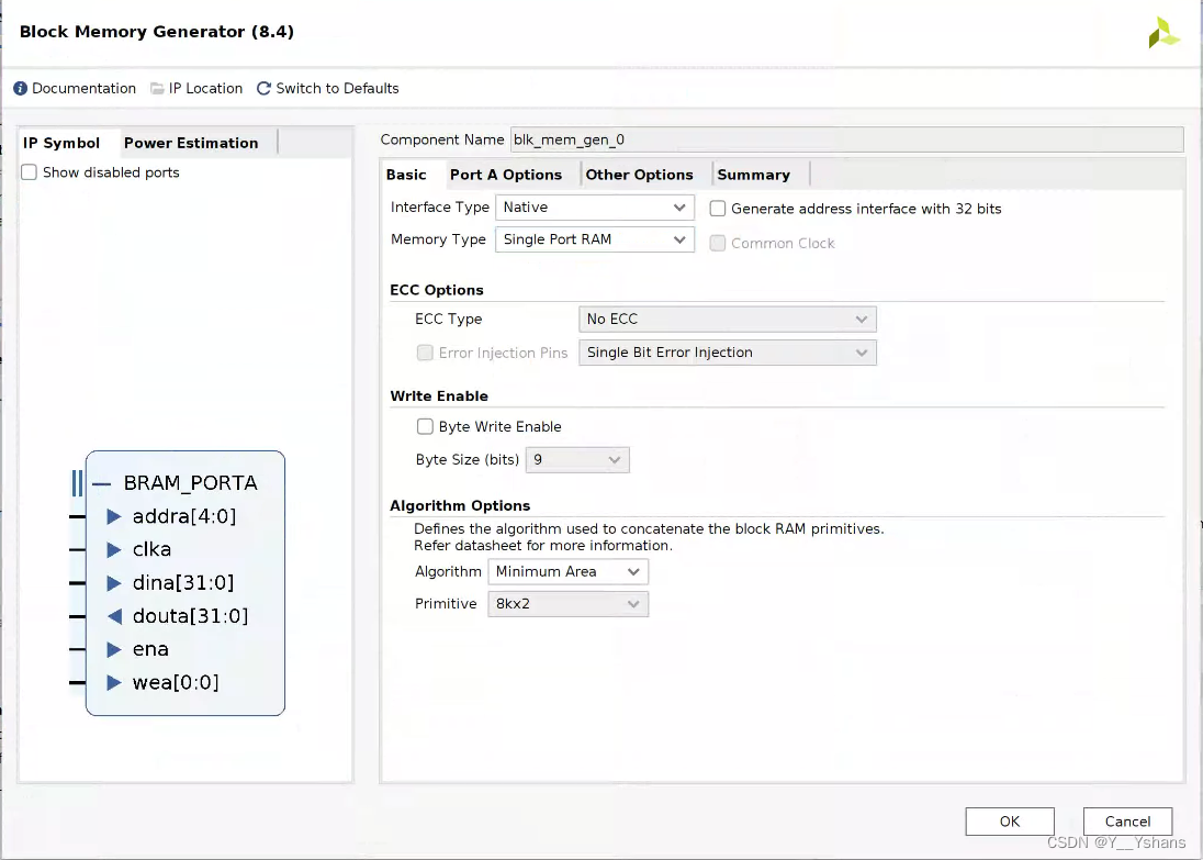 RAM IP核的使用_single-port 读写同一个时钟,且读写同一个端口-CSDN博客