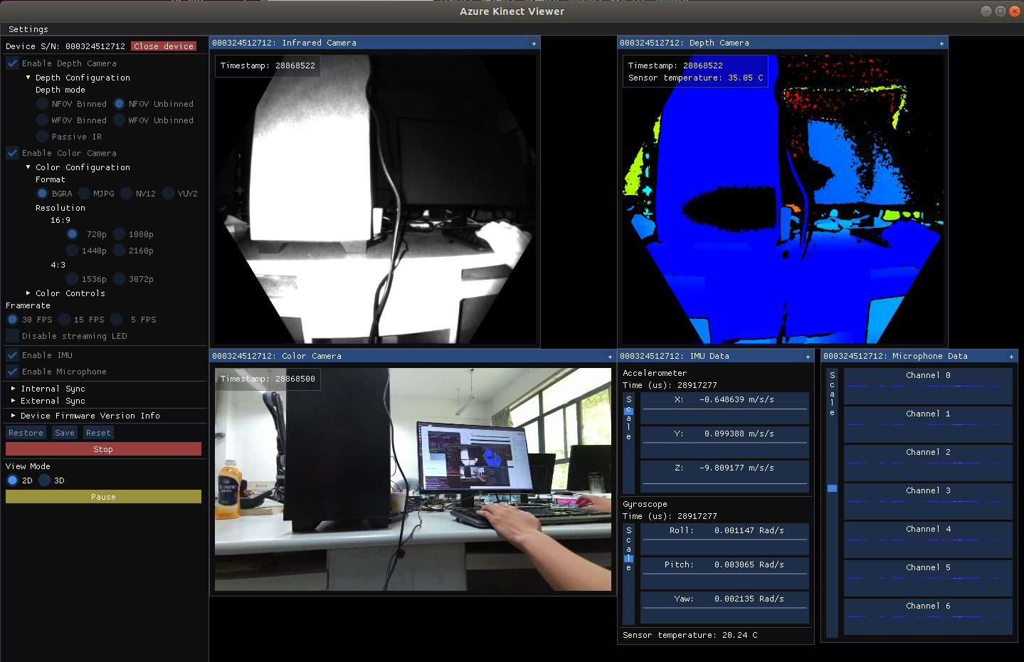 Azure Kinect SDK Ubuntu18.04安装使用-CSDN博客