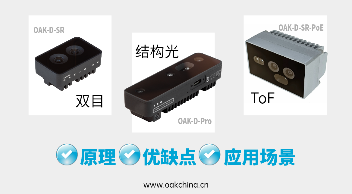 双目、结构光、tof，三种深度相机的原理区别看这一篇就够了！_计算机视觉_OAK中国_官方-GitCode 开源社区